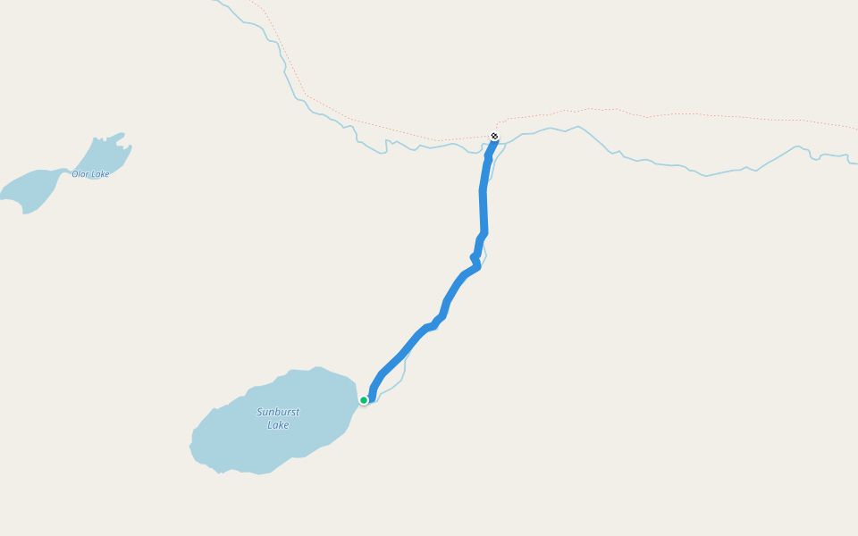 Sunburst Lake Walking And Running Trail - Montana | Pacer