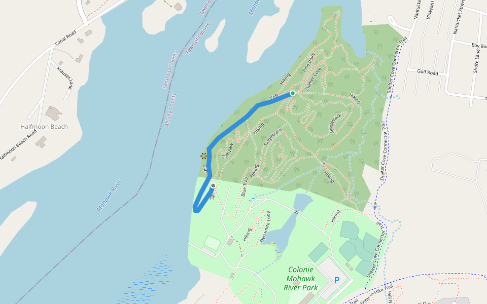 Cliff in New York | Walking Map
