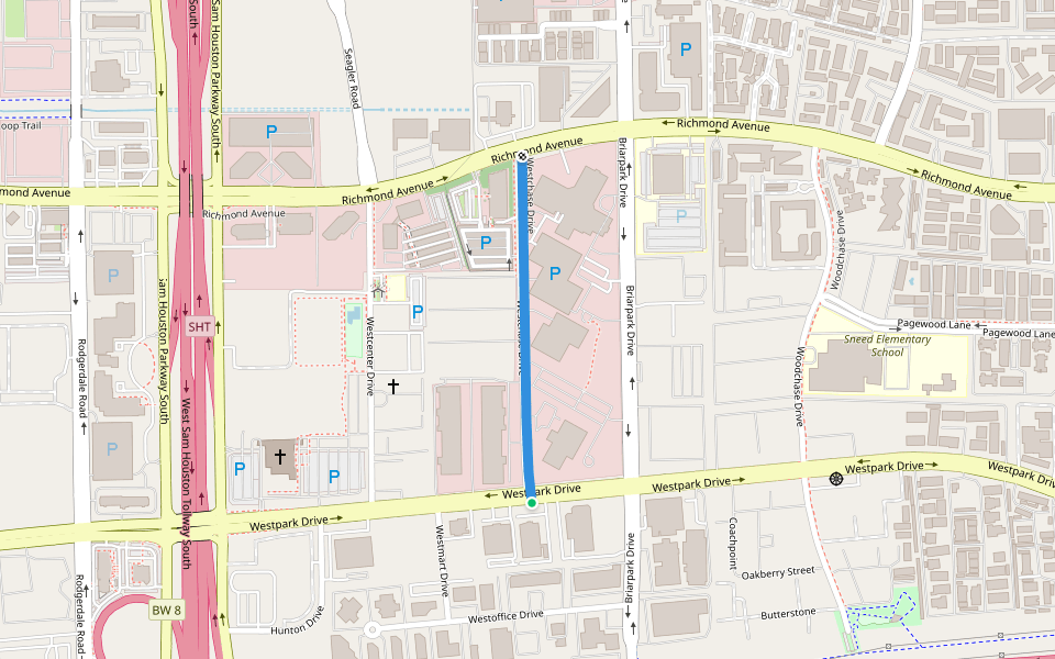 Westchase Drive Walking And Running Trail - Houston, Texas | Pacer