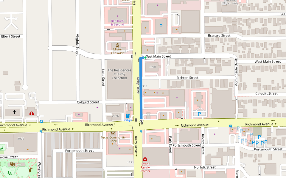 Kirby Drive Walking And Running Trail - Houston, Texas | Pacer