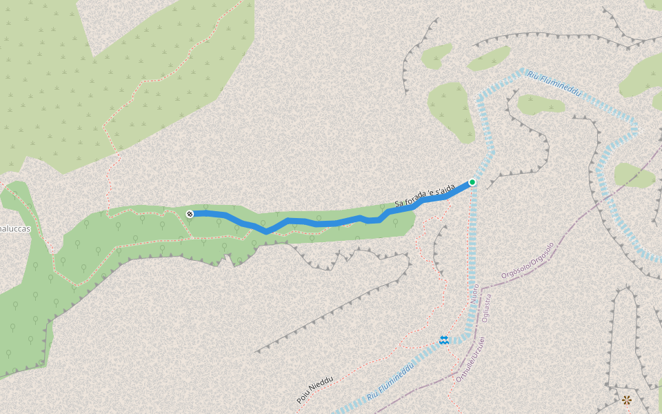 Sa forada 'e s'aida | Walking Map