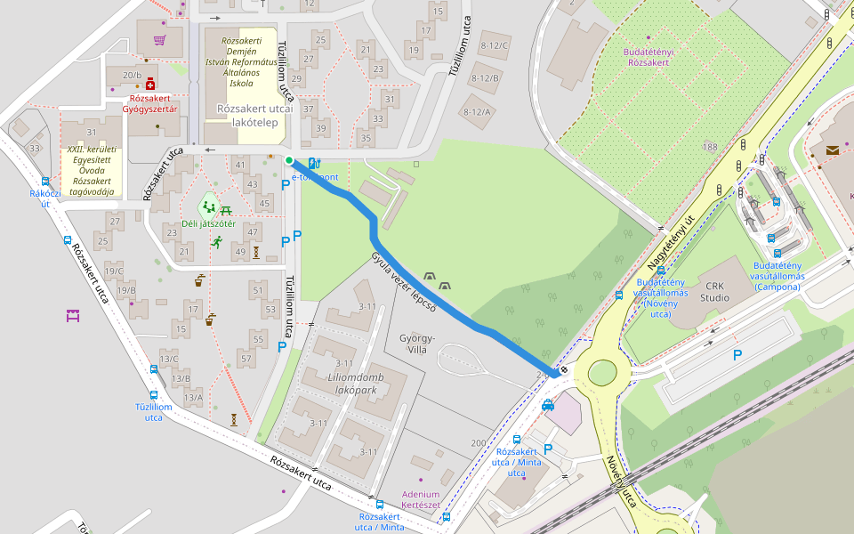 Gyula vezér lépcső in Budapest | Walking Map