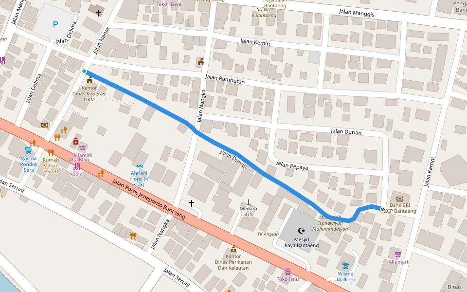 Jalan Durian | Walking Map