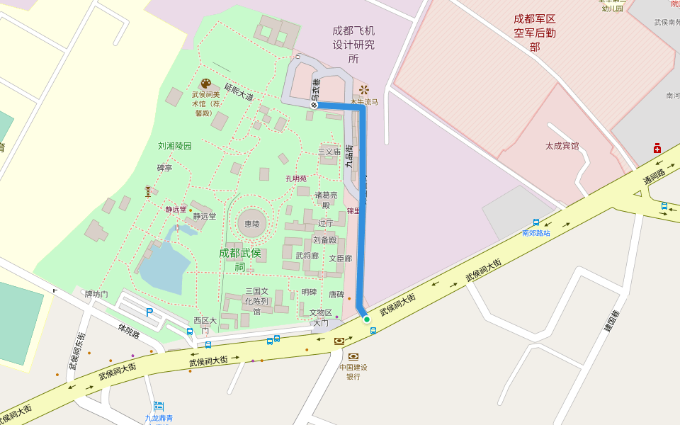 锦里古街 Walking And Running Trail - Cheng Du Shi, Si Chuan Sheng | Pacer