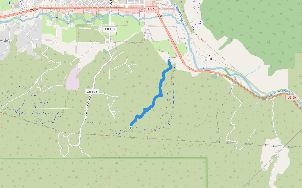 Lost Trail in Colorado | Walking Map