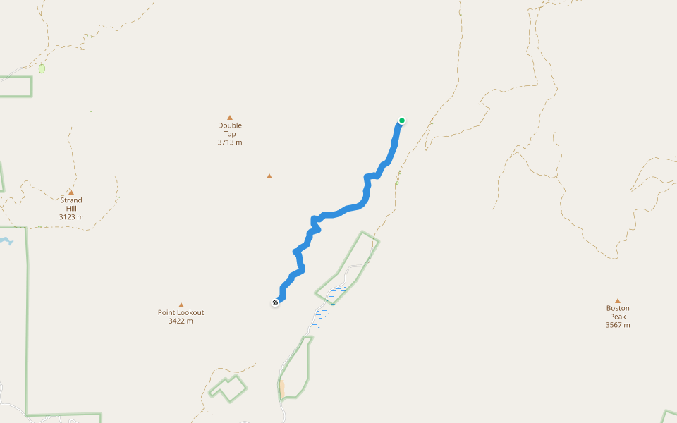 Waterfall Cutoff Trail 638 in Colorado | Walking Map