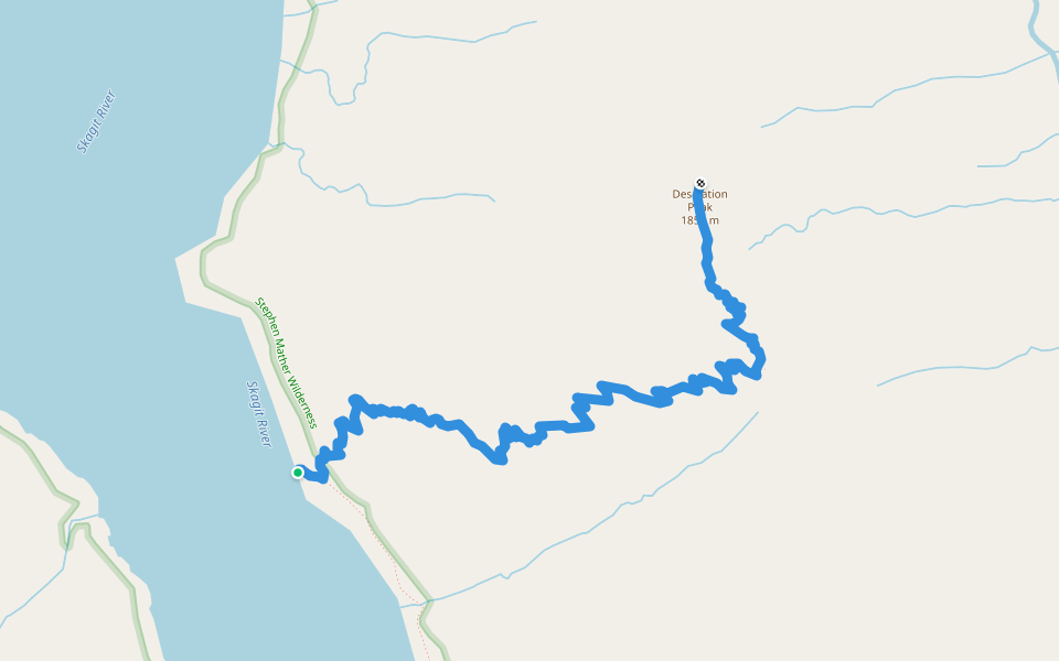 Desolation Peak Trail in Washington | Walking Map