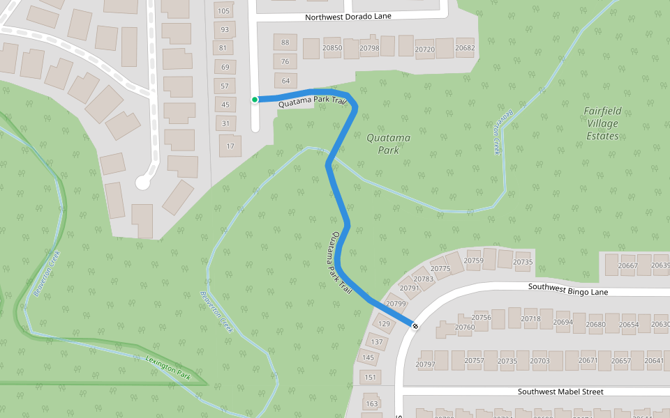 Quatama Park Trail in Oregon | Walking Map