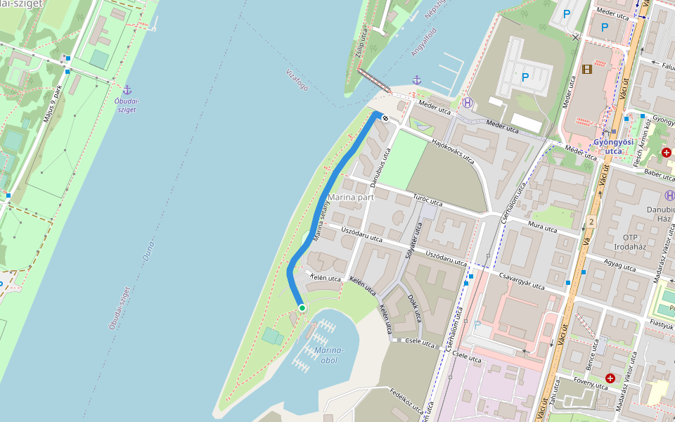 Marina sétány Hiking Trail - Budapest | Pacer