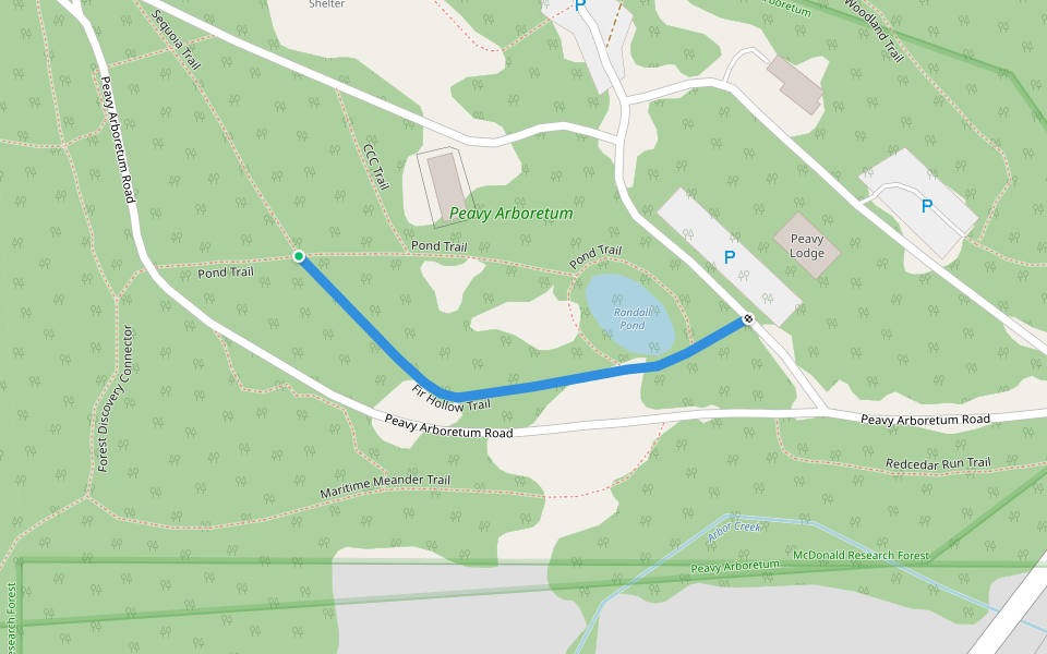 Fir Hollow Trail in Oregon | Walking Map