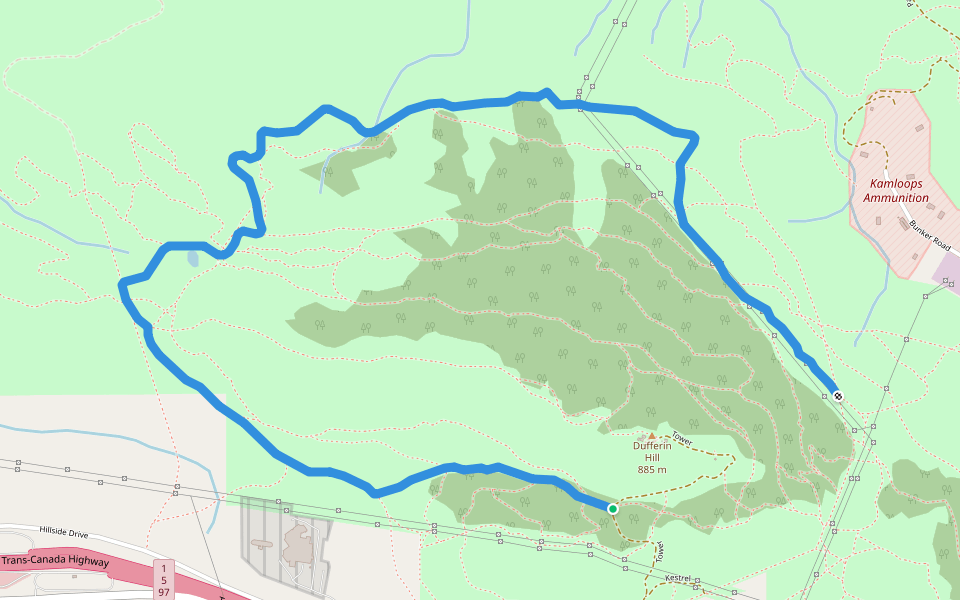 Ponderosa Hiking Trail - Kamloops, British Columbia | Pacer