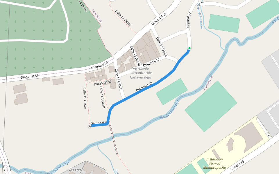 Diagonal 53 Walking And Running Trail - Cali, Valle del Cauca | Pacer