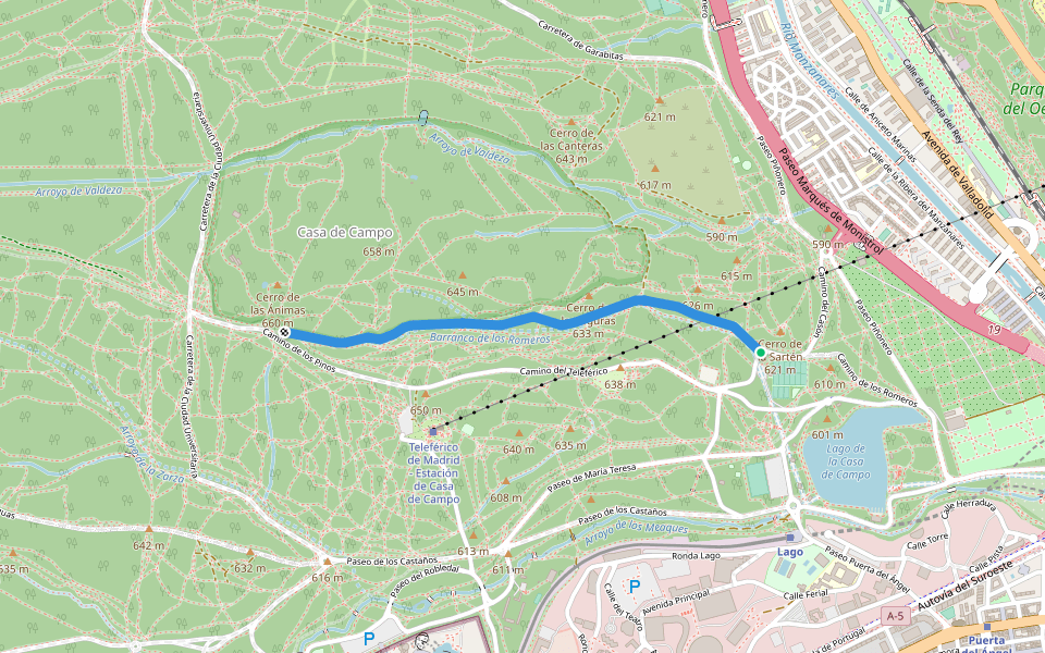 Path of the Pilgrims in Comunidad de Madrid | Walking Map