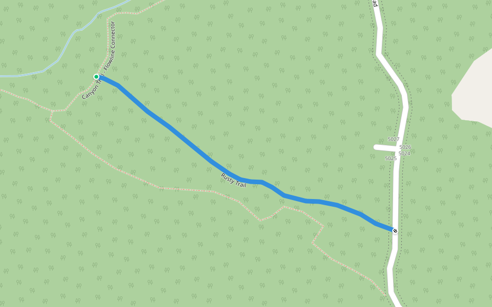 Rusty Trail in British Columbia | Walking Map