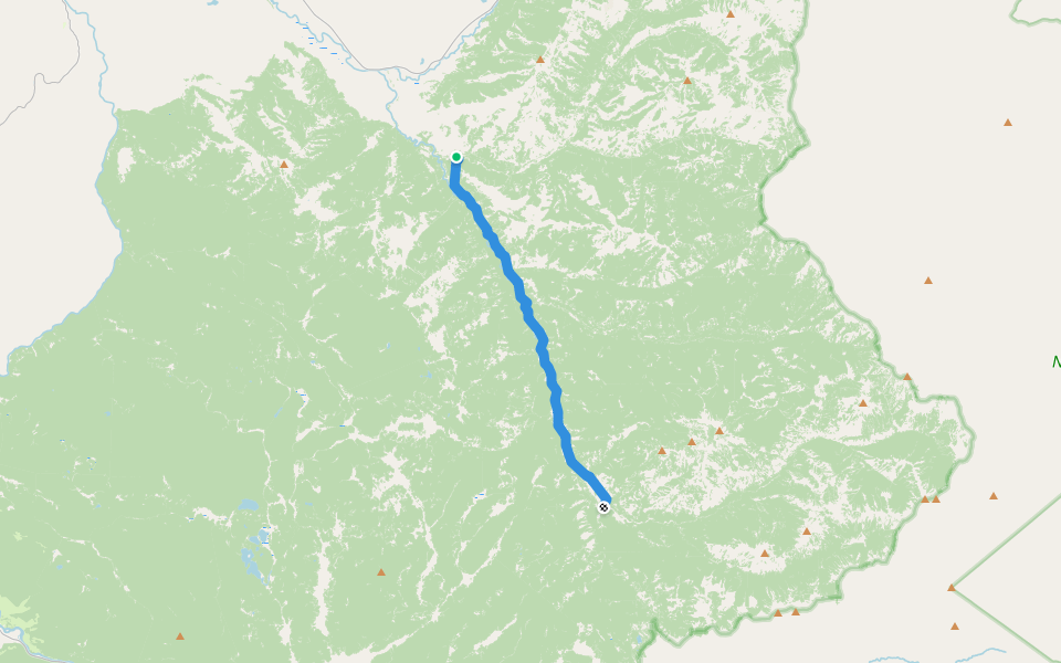 Lamar River in Wyoming | Walking Map