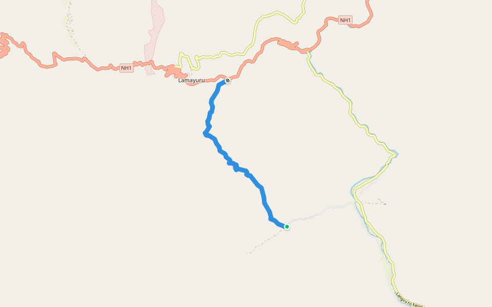 Lamayuru - Shilla | Walking Map