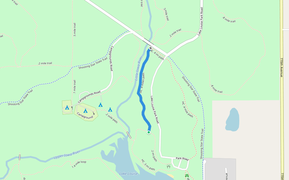 HC .4 miles path Walking And Running Trail - Le Roy, Minnesota | Pacer