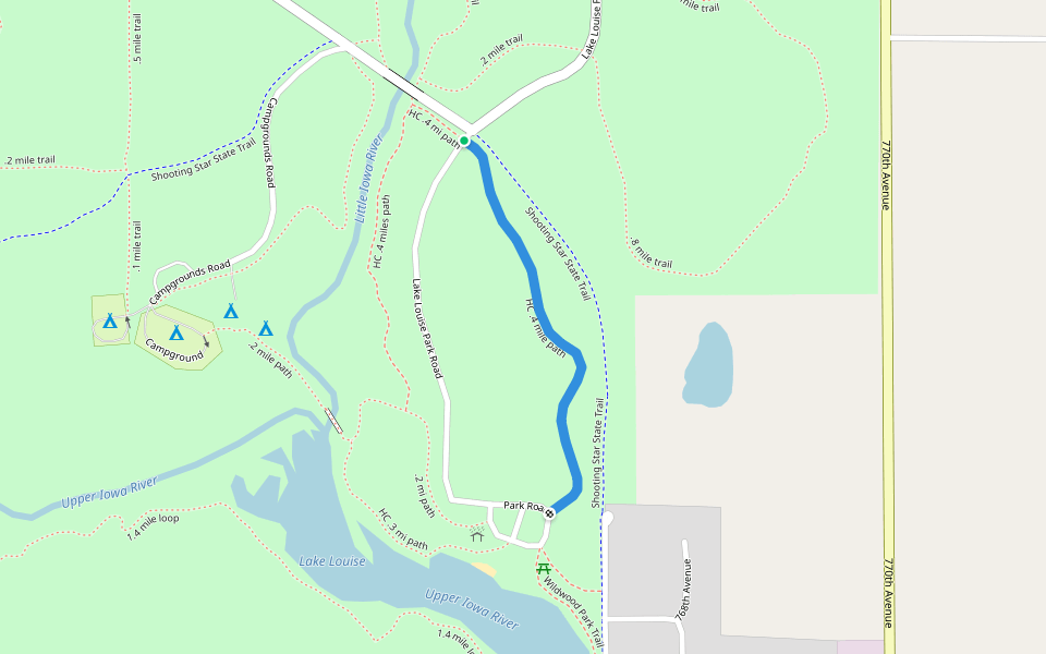 HC .4 mile path Hiking Trail - Le Roy, Minnesota | Pacer