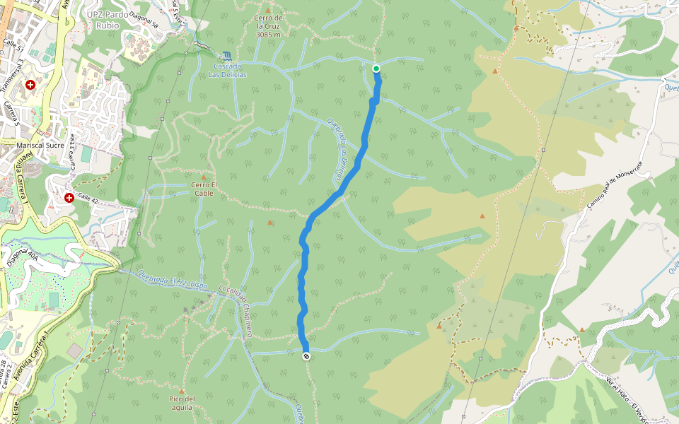 Path of Silence in Bogotá | Walking Map