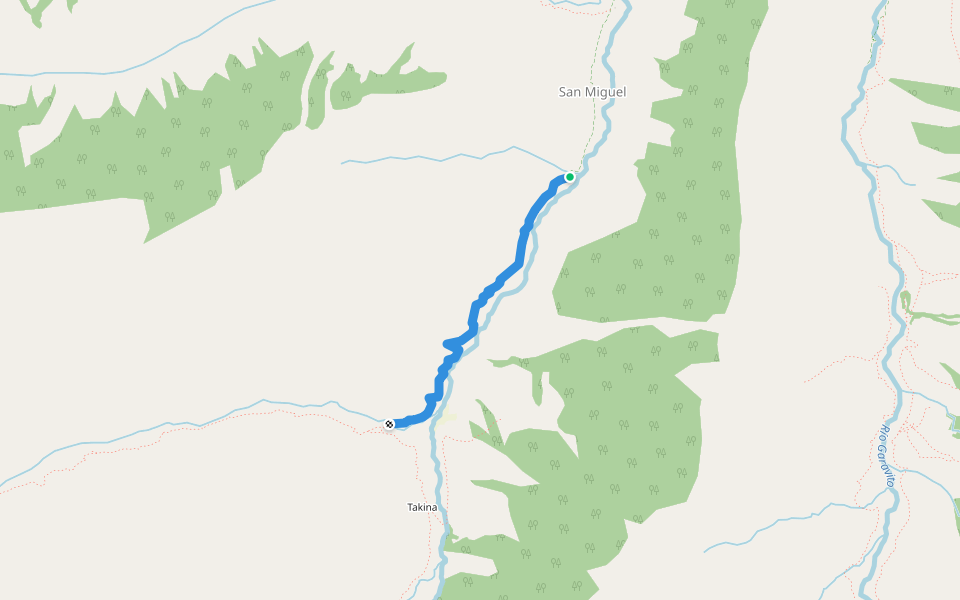 Road to Takina | Walking Map
