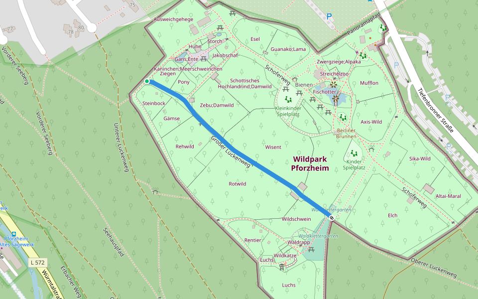 Big gap path Walking And Running Trail - Pforzheim, Baden-Württemberg ...