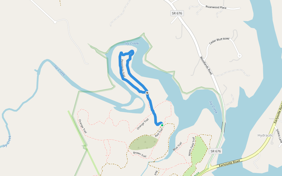 Peninsula Trail in Virginia | Walking Map