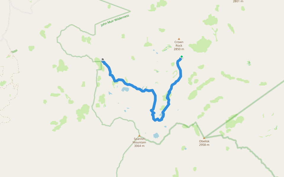 Spanish Lake Loop Trail Hiking - Sawmill Flat, California | Pacer