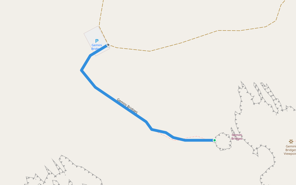 Gemini Bridges Walking And Running Trail - Moab, Utah | Pacer