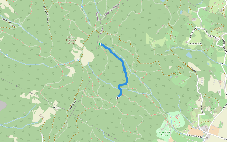 Cross of Busca - Hermitage | Walking Map