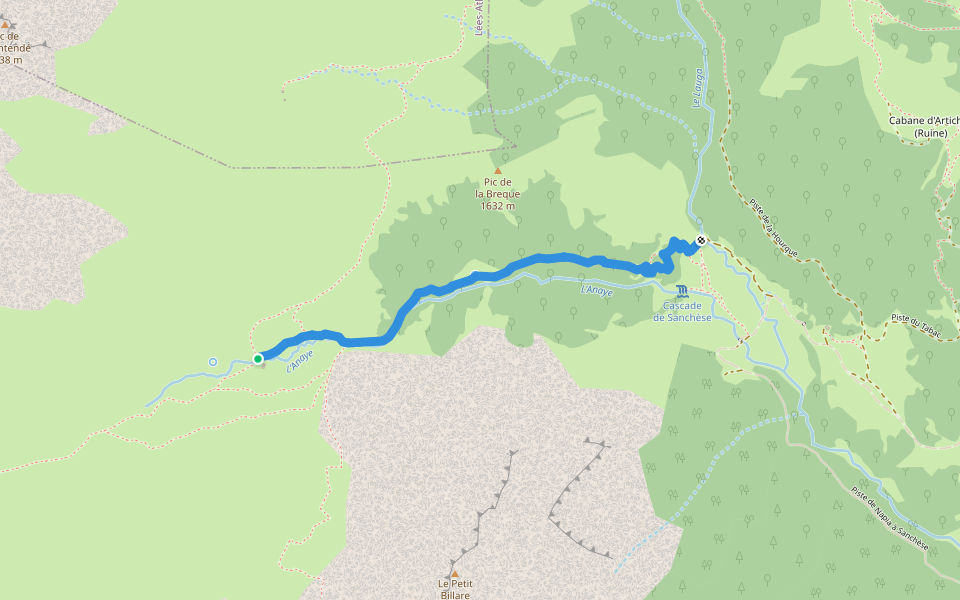 Anaye Trail in Nouvelle-Aquitaine | Walking Map