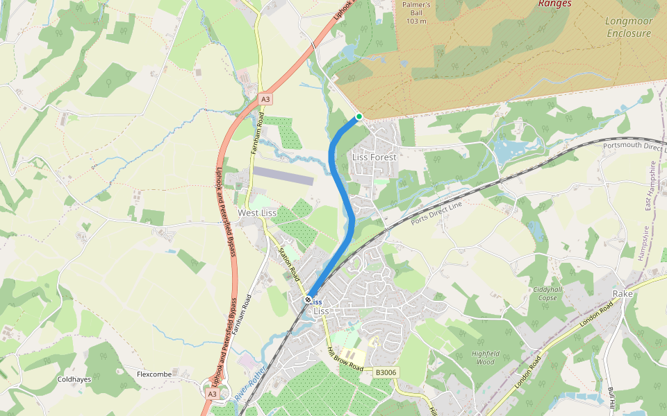 Liss Riverside Railway walk | Walking Map