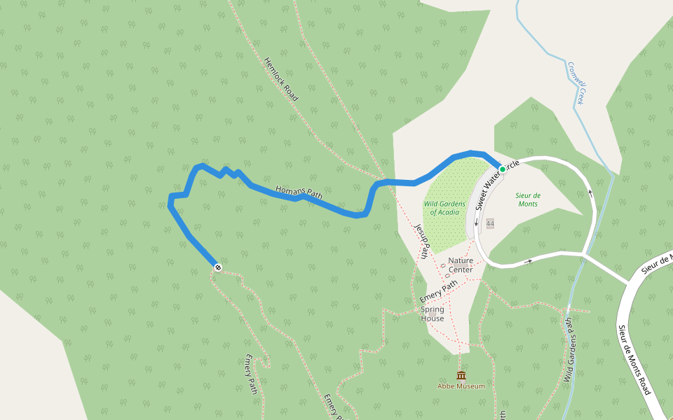 Homans Path in Maine | Walking Map