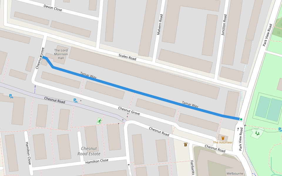 Tamar Way Walking And Running Trail - London, England | Pacer