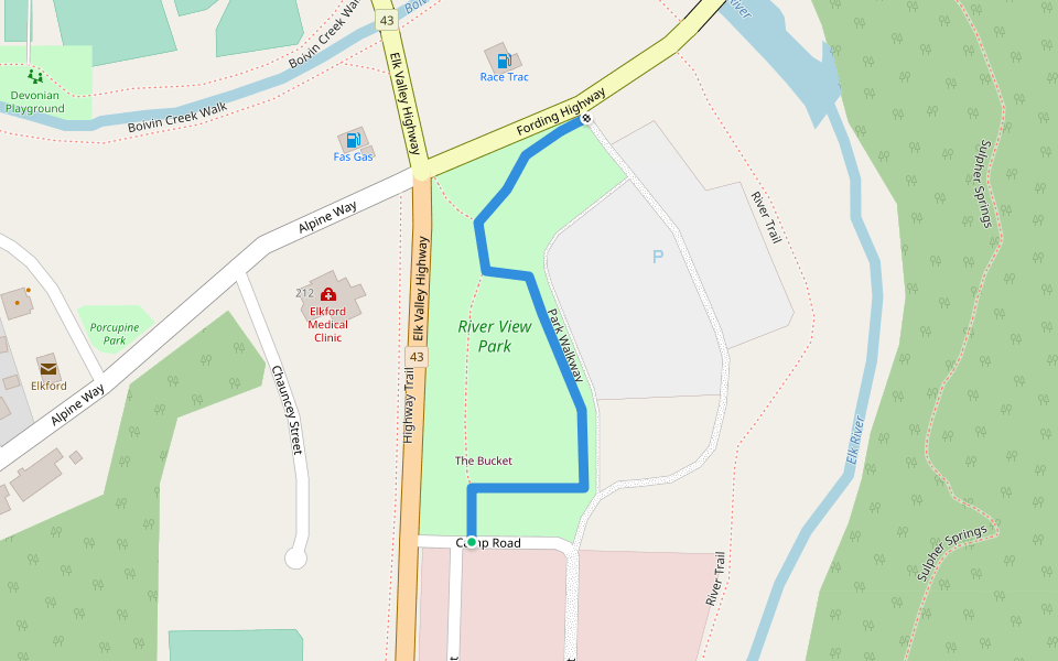 Park Walkway in British Columbia | Walking Map