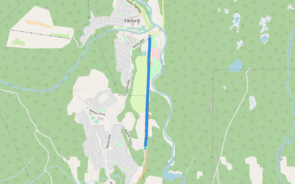 Highway Trail in British Columbia | Walking Map