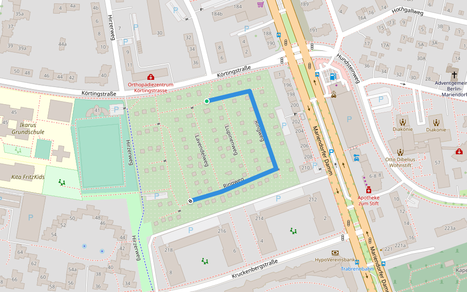 Ringweg Walking And Running Trail - Berlin | Pacer