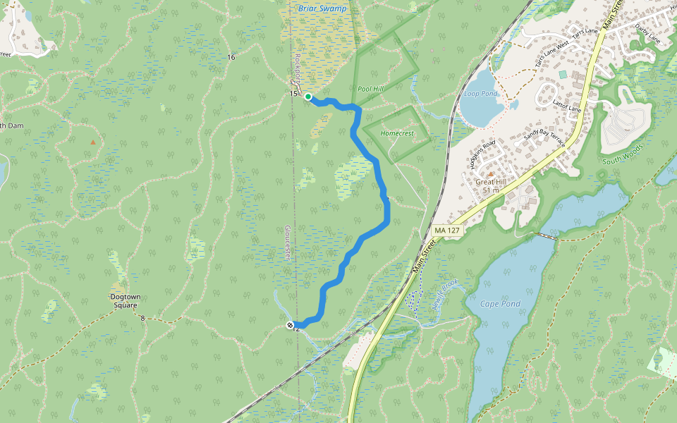 Tarr Trail in Massachusetts | Walking Map
