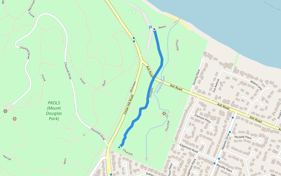 Douglas Hiking Trail - Victoria, British Columbia | Pacer