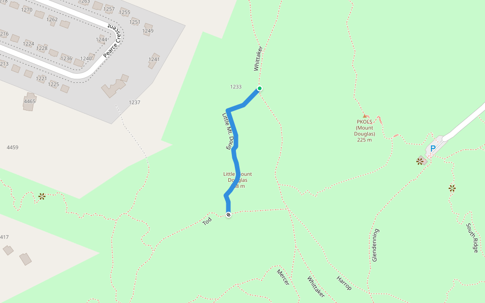Little Mt. Doug in British Columbia | Walking Map