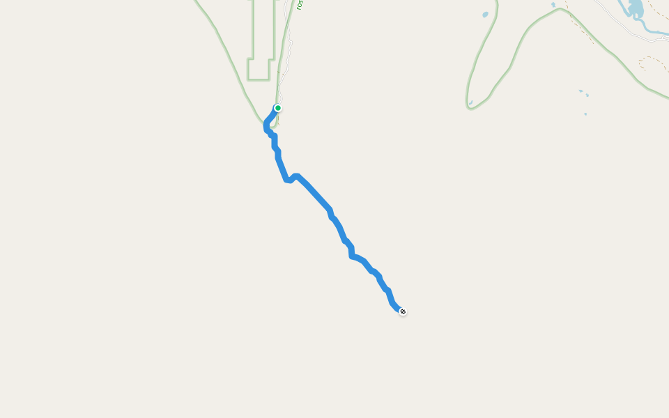 Crystal Creek Trail in Wyoming | Walking Map