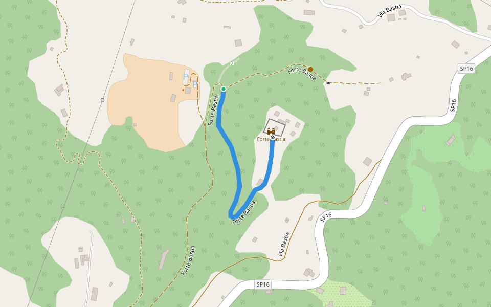 Forte Bastia | Walking Map