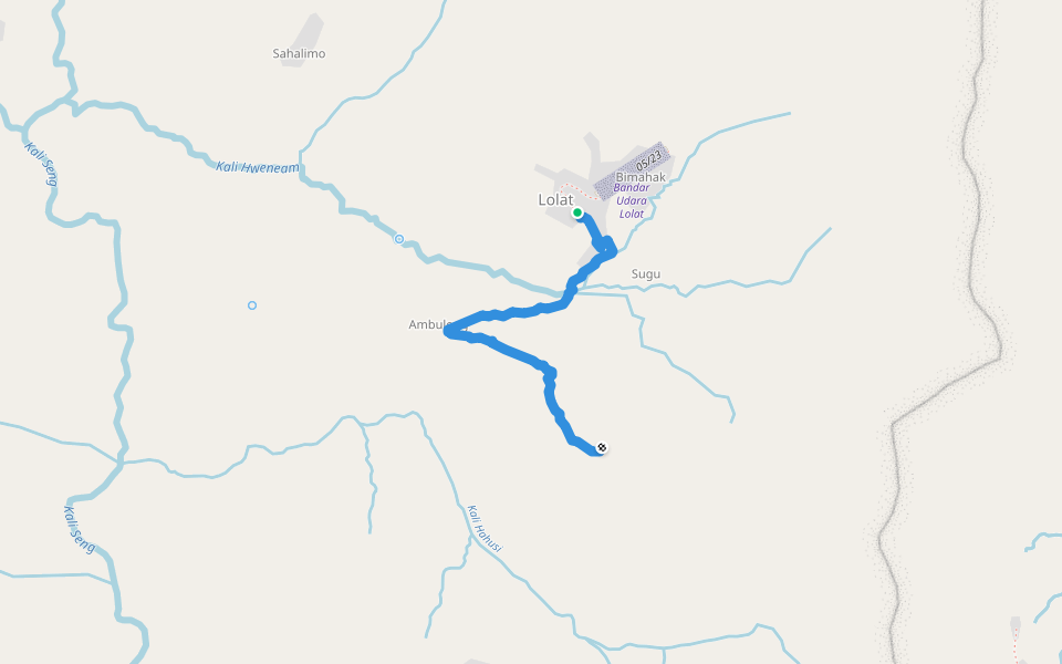Jalan Lolat - Ambulong | Walking Map