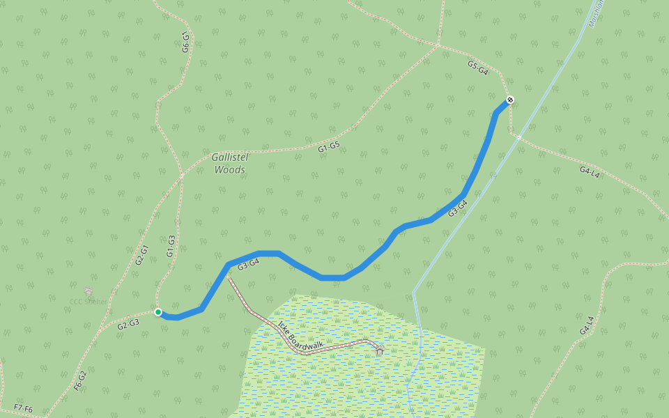 G3-G4 in Wisconsin | Walking Map
