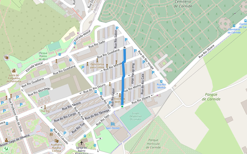 Rua do Rio Coura Walking And Running Trail - Lisboa | Pacer