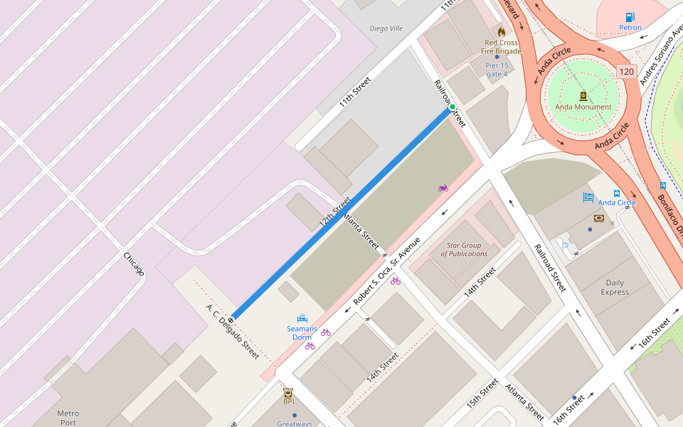 12th Street in Metro Manila | Walking Map