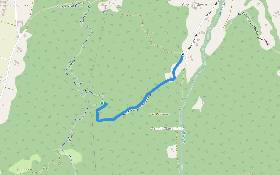 Dirt road towards Colletto Walking and Running - Piemonte | Pacer