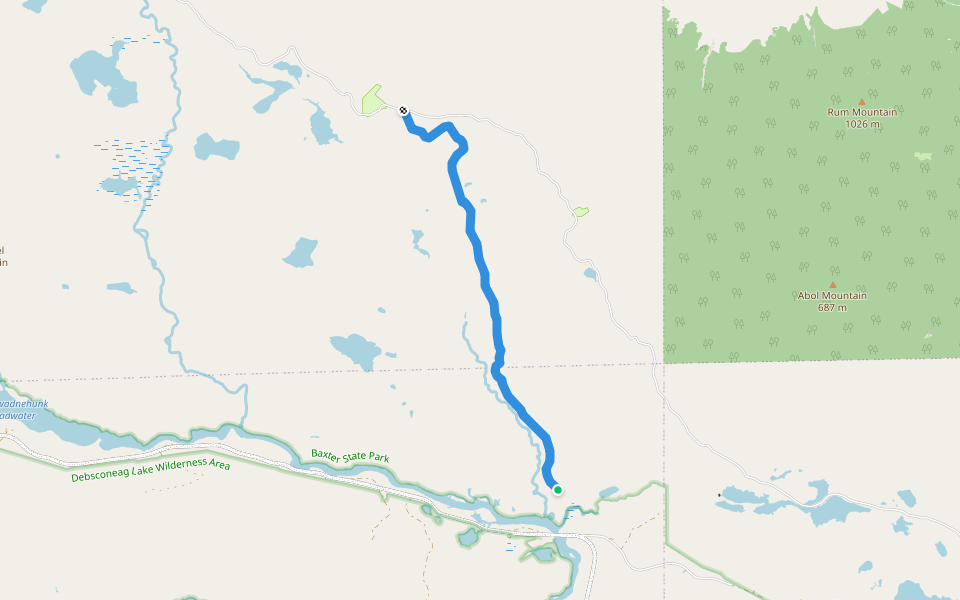 Blueberry Ledges Trail in Maine | Walking Map