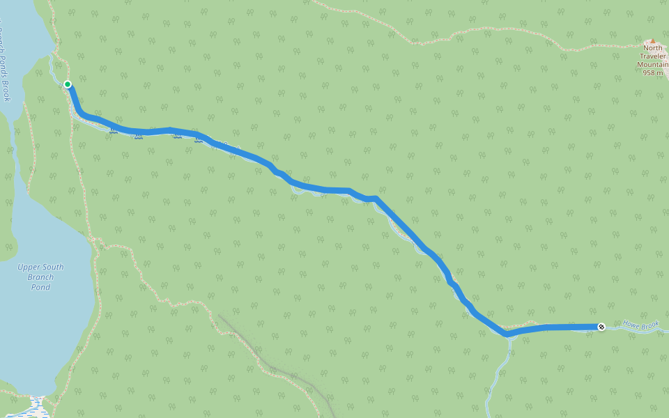 Howe Brook Trail in Maine | Walking Map