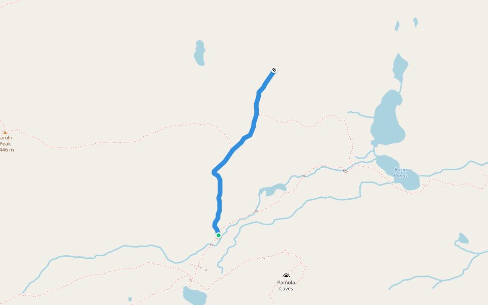 North Basin Trail in Maine | Walking Map