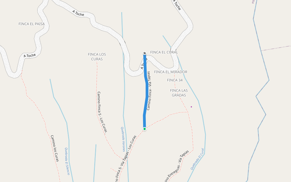 Finca Road - Via Tapias | Walking Map